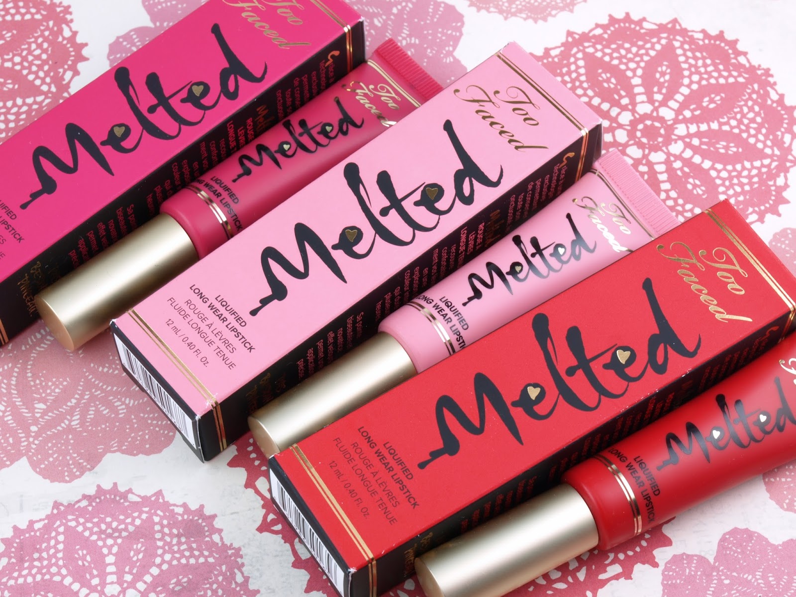 Too Faced Melted Liquified Long Wear Lipstick New Summer 2015 Shades ...