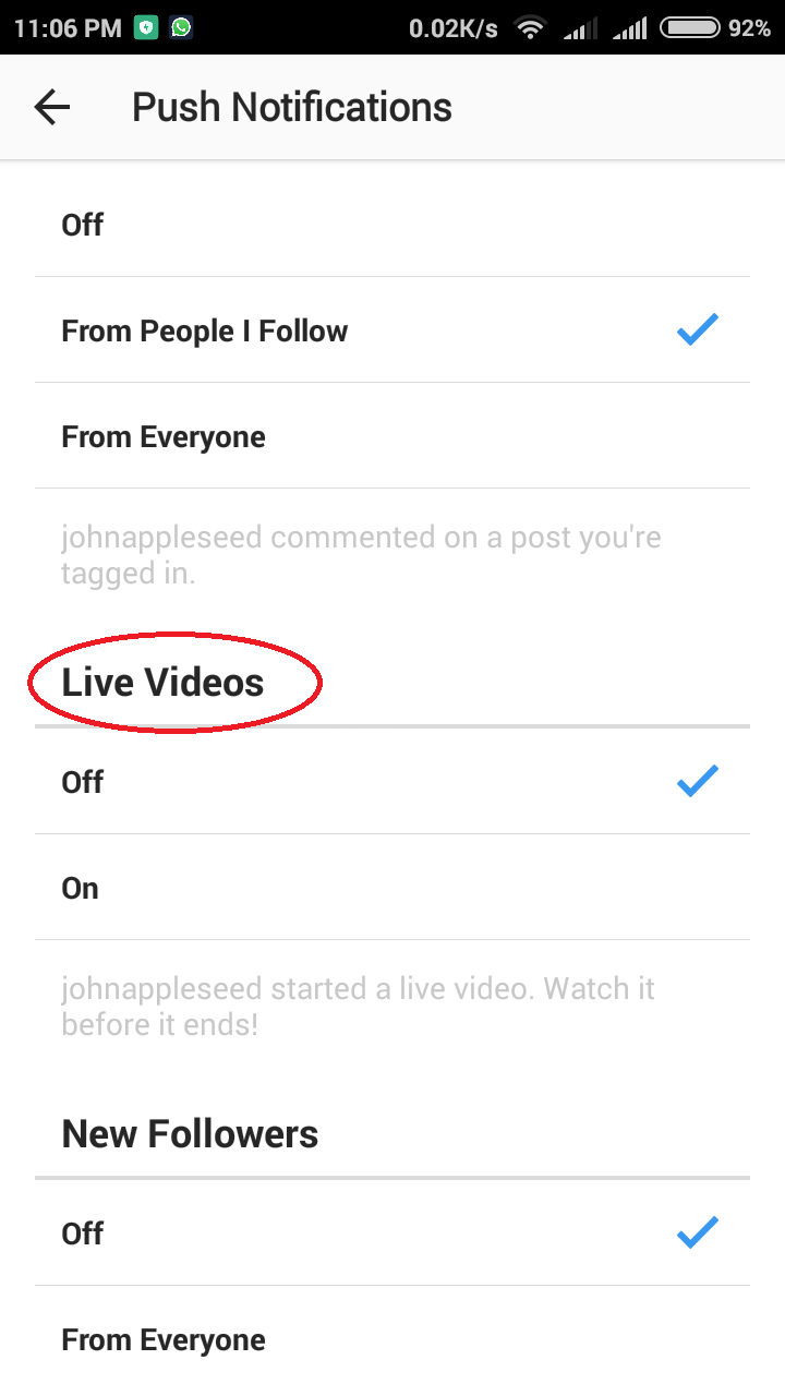 Cara Mudah Mematikan Notifikasi Live Instagram Teman