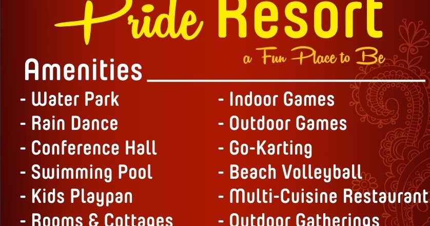 Resorts in hyderabad , Pride Resorts