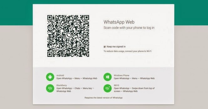 WhatsApp on your PC browser