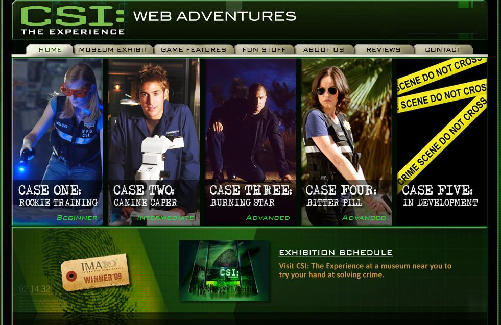 English is all around: CSI: Web Adventures