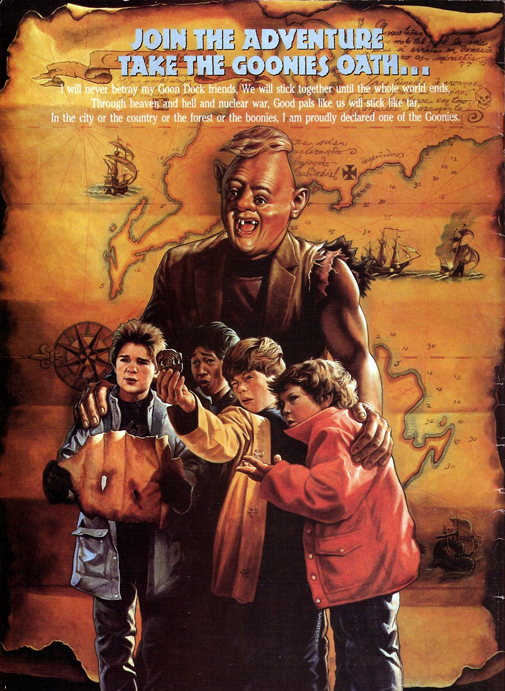 The Geeky Nerfherder: Movie Poster Art: The Goonies (1985)