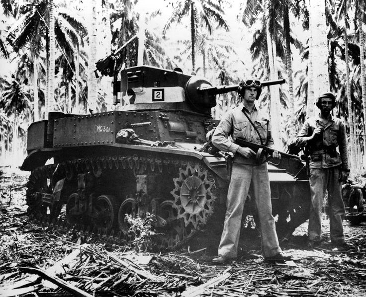 BLINDADOS LIGEROS M2 Y M3 STUART EN GUADALCANAL - WW2 en Imágenes ...