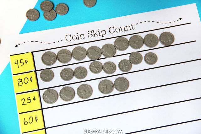 skip count money activity - 13 best images of skip counting money ...