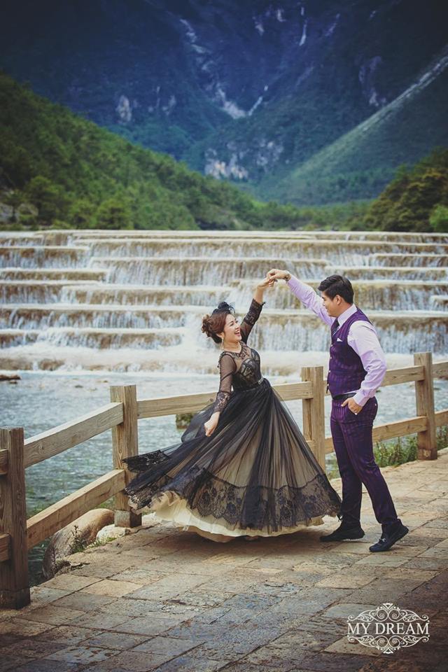 Moe Yu San and Swan Thu Aung Beautiful Pre-Wedding Photoshoot in China by My Dream Studio