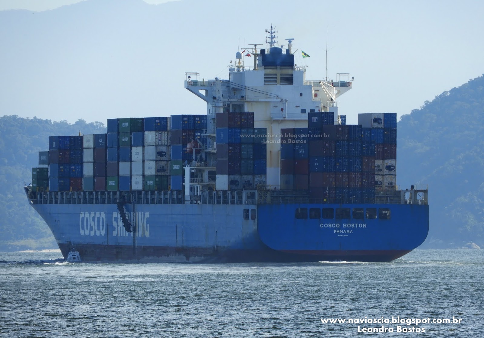 Navios de Santos & CIA: Navio COSCO BOSTON