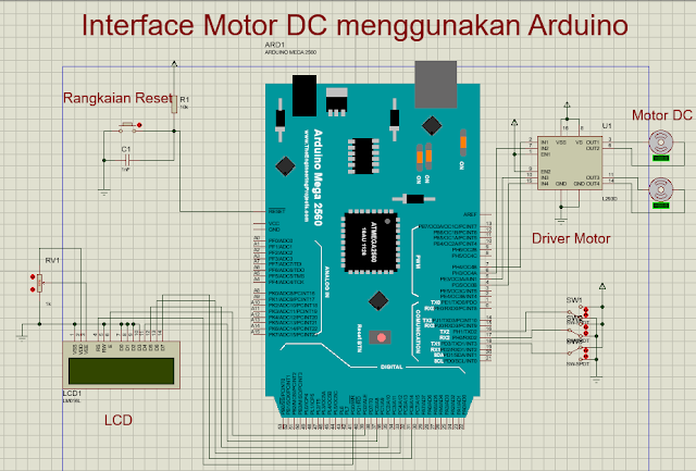 Interface Motor DC menggunakan Arduino - Ra