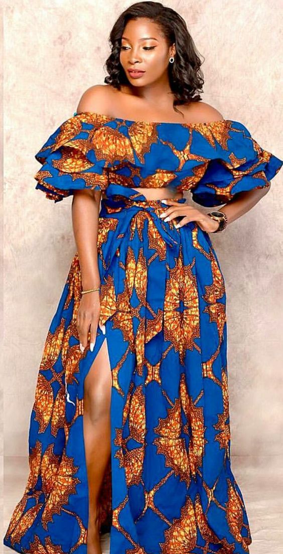 Beautiful Ankara Off Shoulder Tops Perfect For Weddings