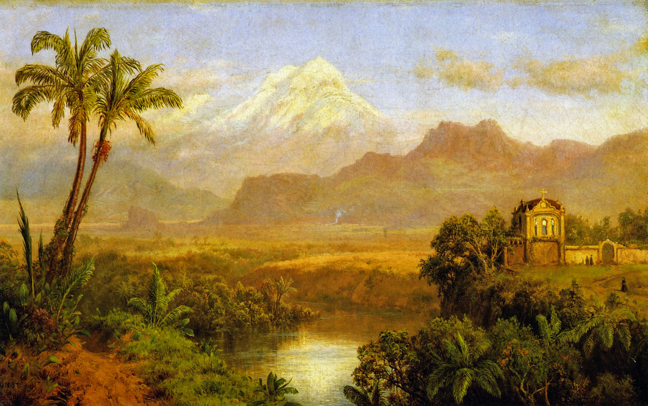 19th century American Paintings: Louis Remy Mignot