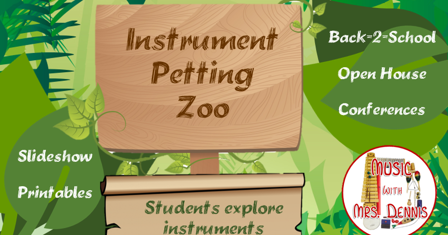 Music with Mrs. Dennis: Instrument Petting Zoo