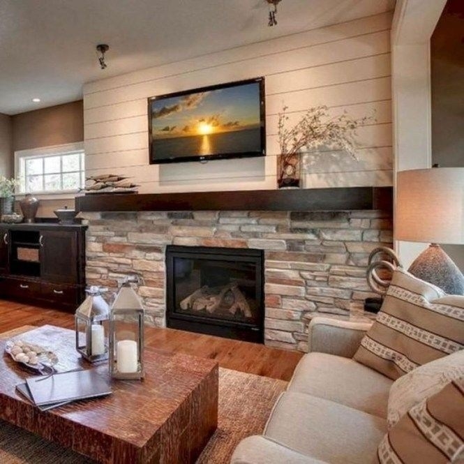 50 Exotic Traditional Fireplace Cabin To Create A Romantic Atmosphere ...