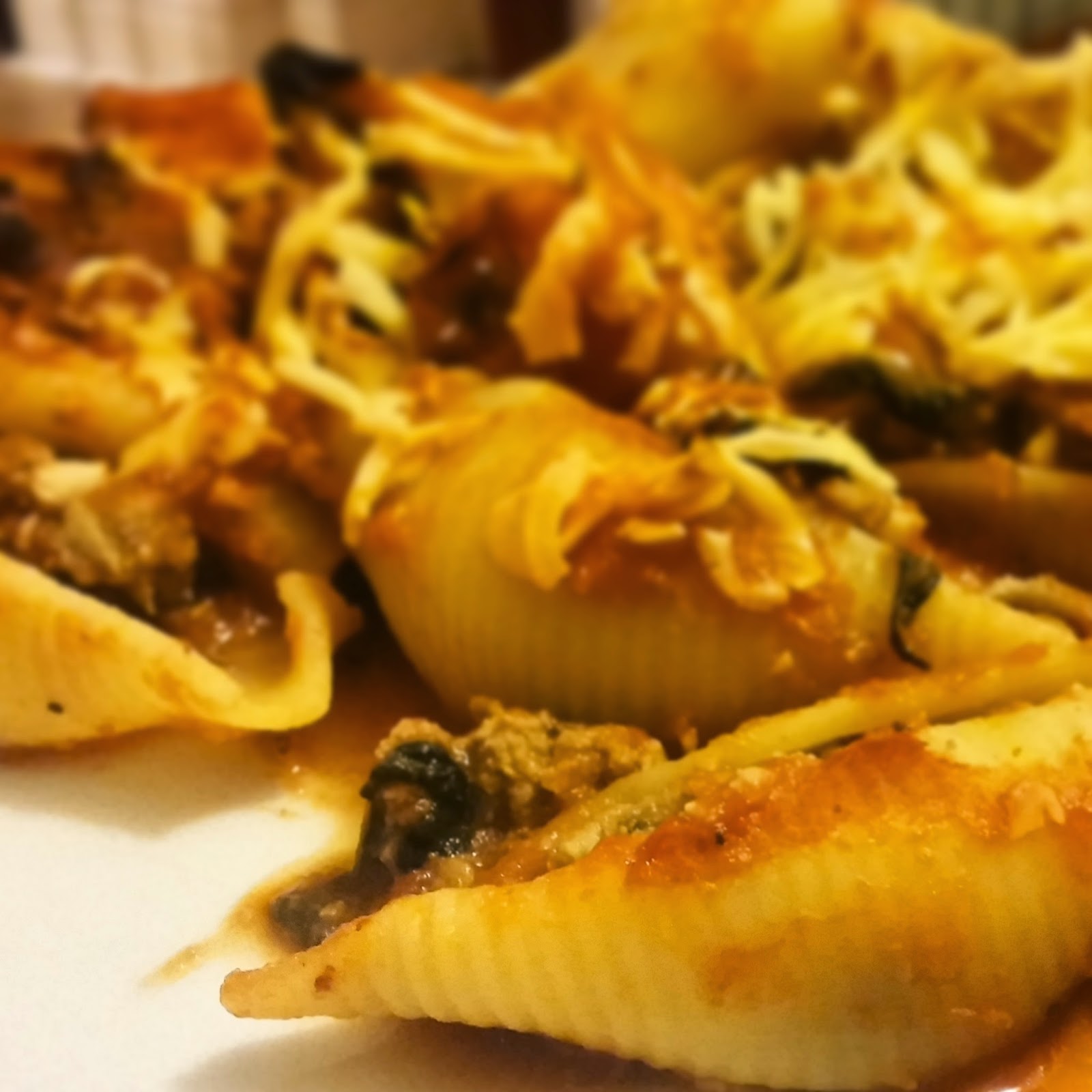 Recipe Giant Stuffed Pasta Shells Sugar Pink Food