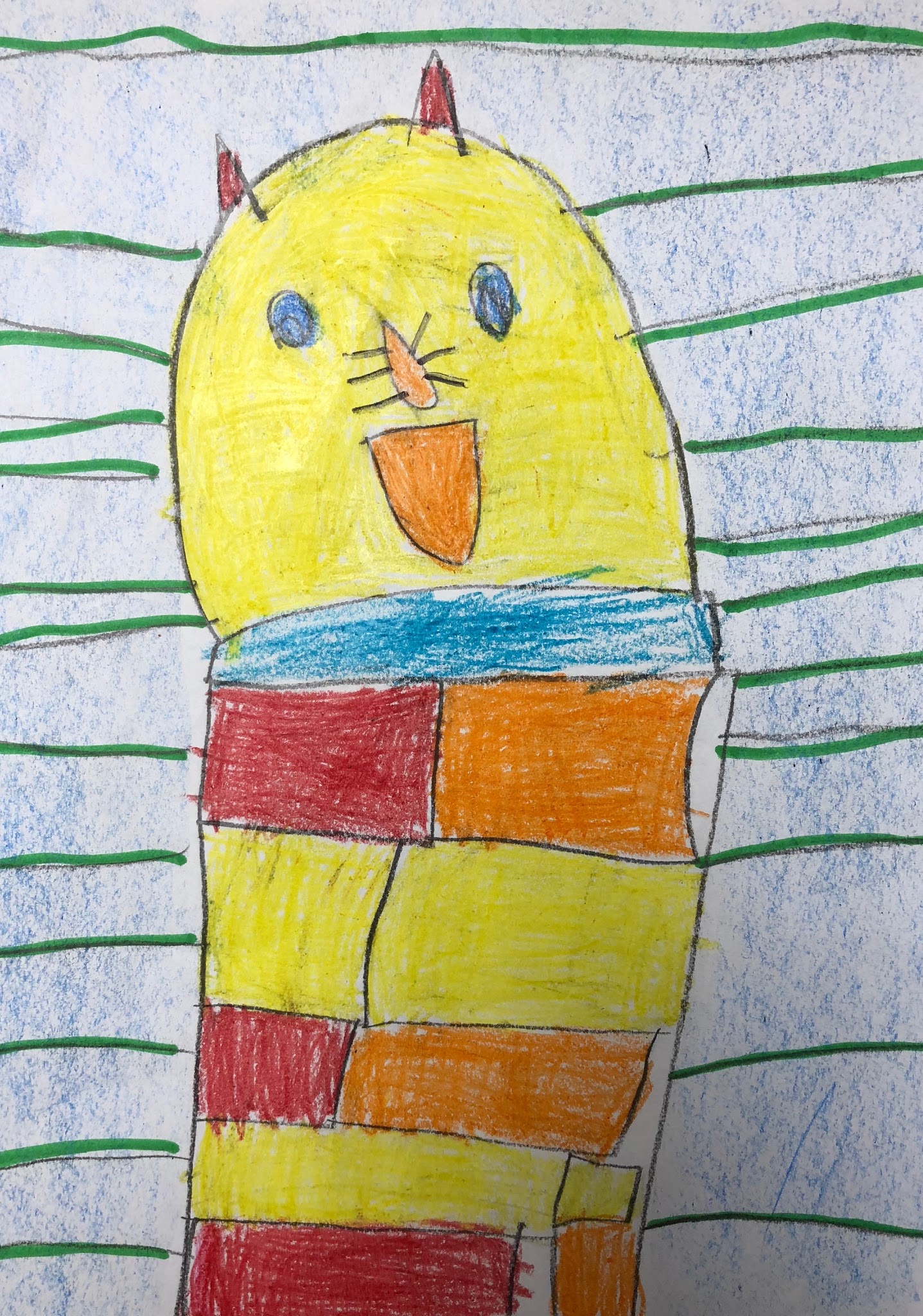 Mrs. Harris' art room: Kindergarten Paul klee cats with warm and cool ...