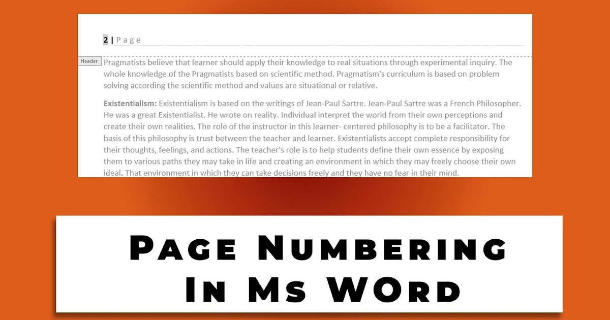 How To Add Page Number In MS Word Insert Page Number In Word MS Word 2016 how-to-add-page-number-in-ms-word-insert-page-number-in-word-ms-word-2016