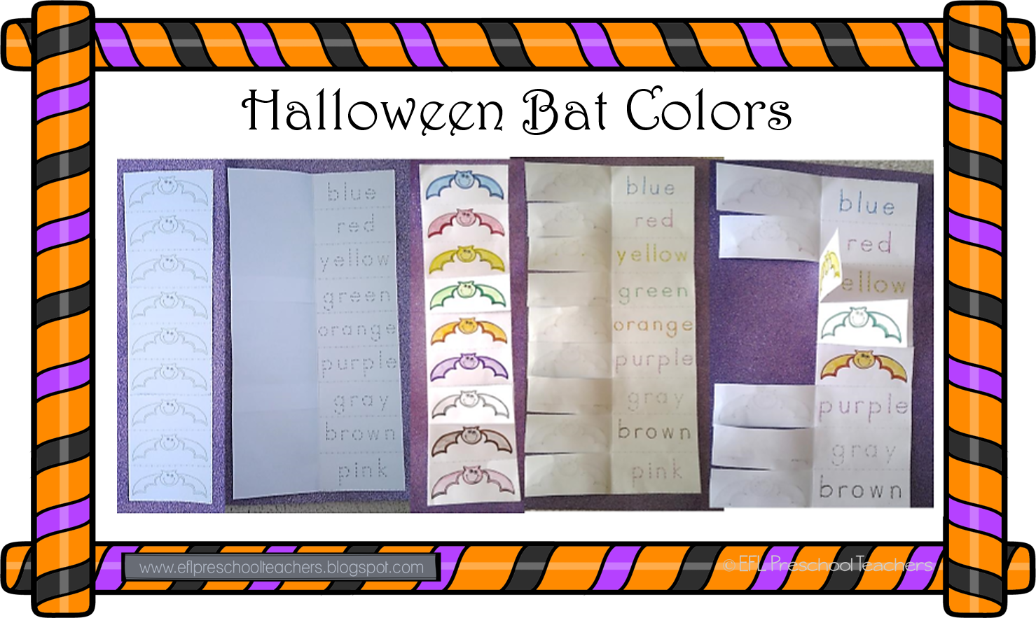 ESL/EFL Preschool Teachers: Halloween Unit Resources for Kindergarten ...