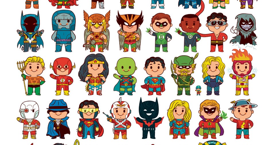 The Dork Review: Rob's Room: Delightfully Cute Little DC Heroes by Matt ...