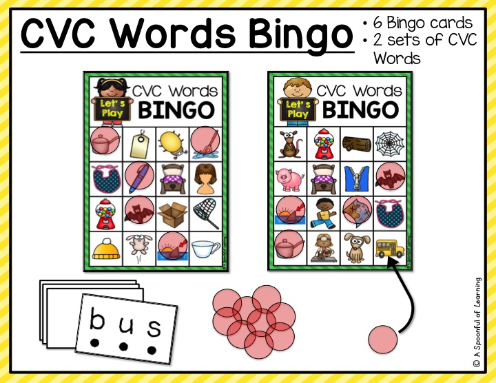 Phonics Game FREEBIE! - A Spoonful of Learning