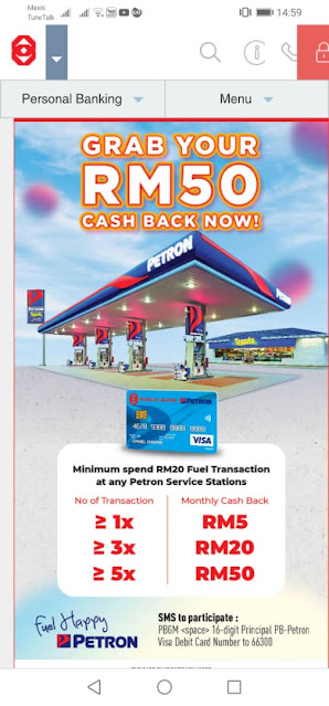 Public Bank PB-Petron Visa Debit Card Promotion Spend RM20 5times get ...