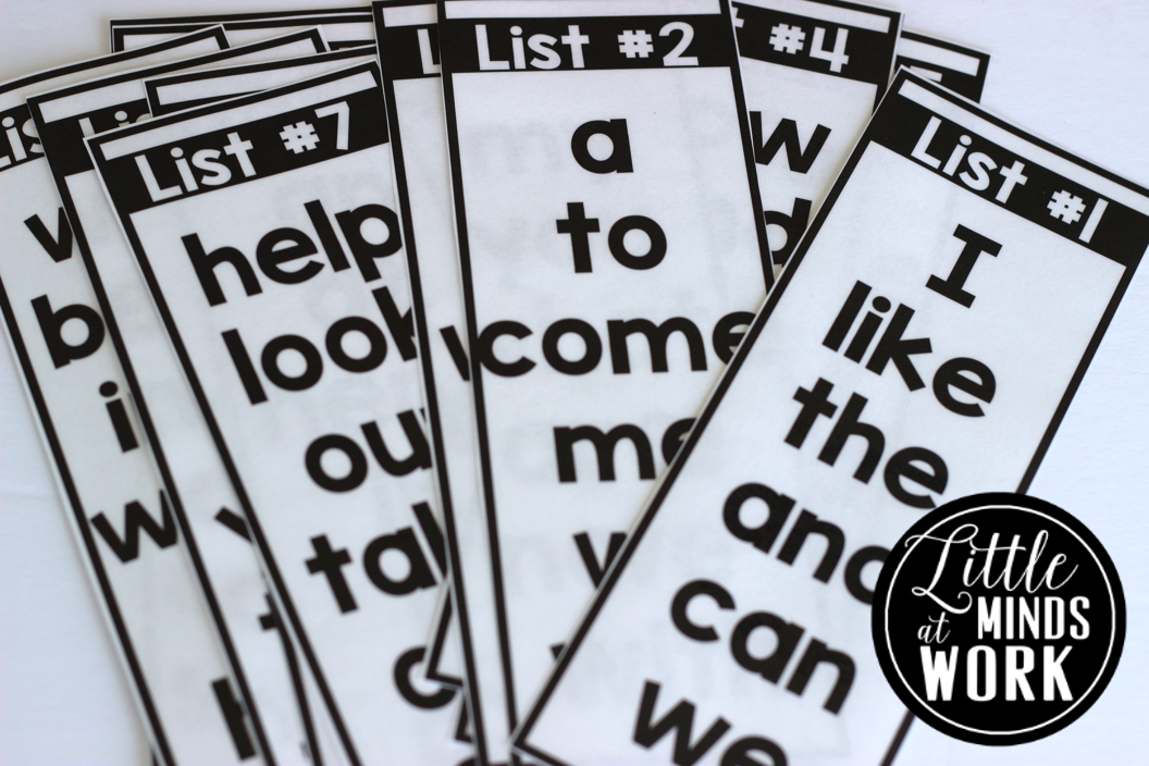 All About SIGHT WORDS - Little Minds at Work