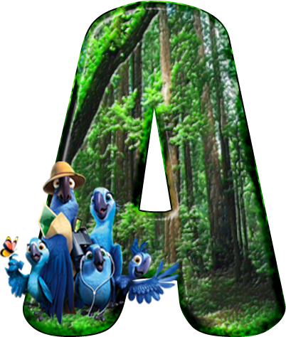 Alfabeto Decorativo: Alfabeto - Rio 2 - PNG - Letras - Maiúsculas ...