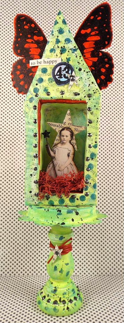 a sprinkle of imagination: 'To Be Happy' Shrine : A Tutorial