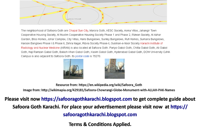 [Updated] Safoora Goth Chowrangi Karachi Postal ZIP Code 2020 Sindh ...