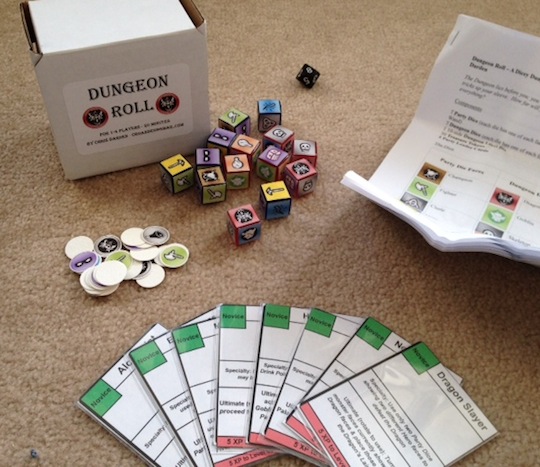 Dungeon Roll Preview - Review Board Game