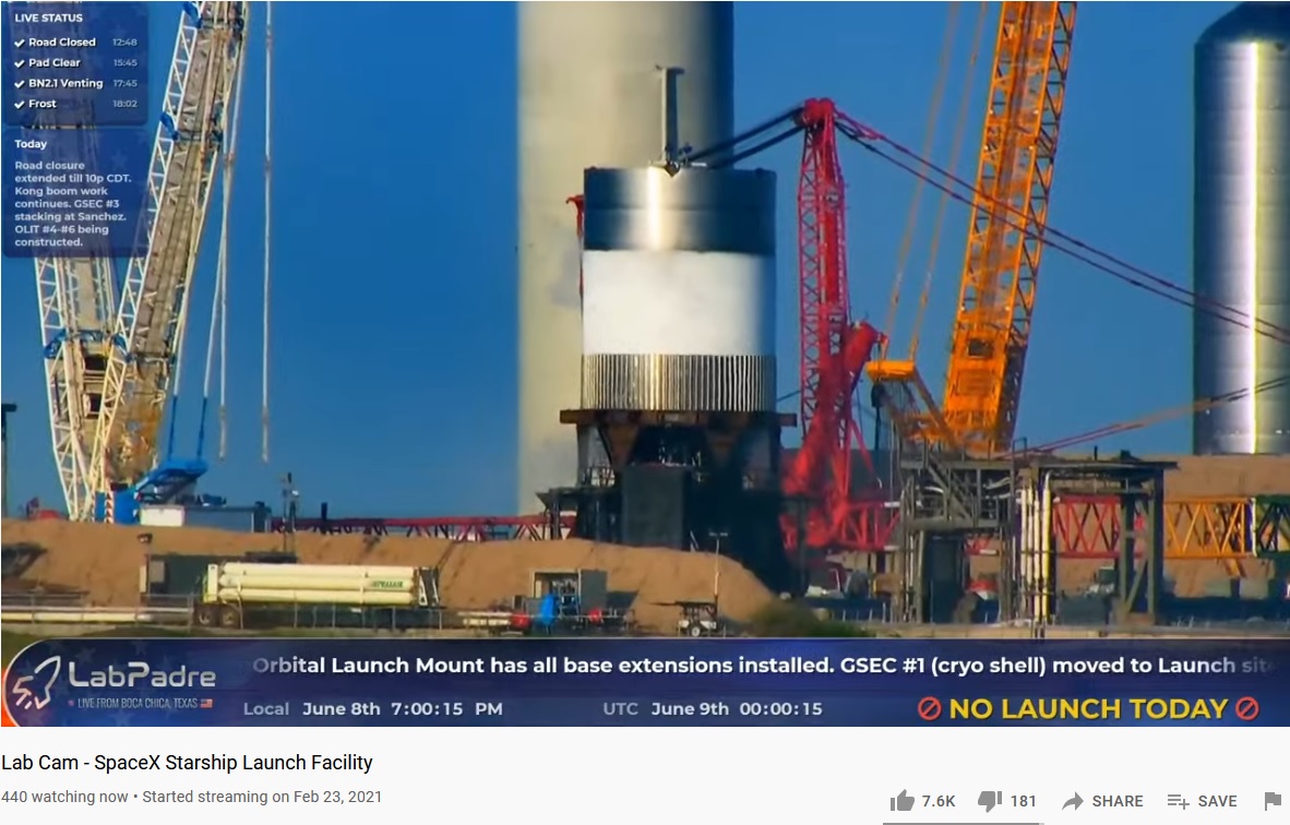 The Silicon Graybeard: SpaceX Starship Testing Ramps Up