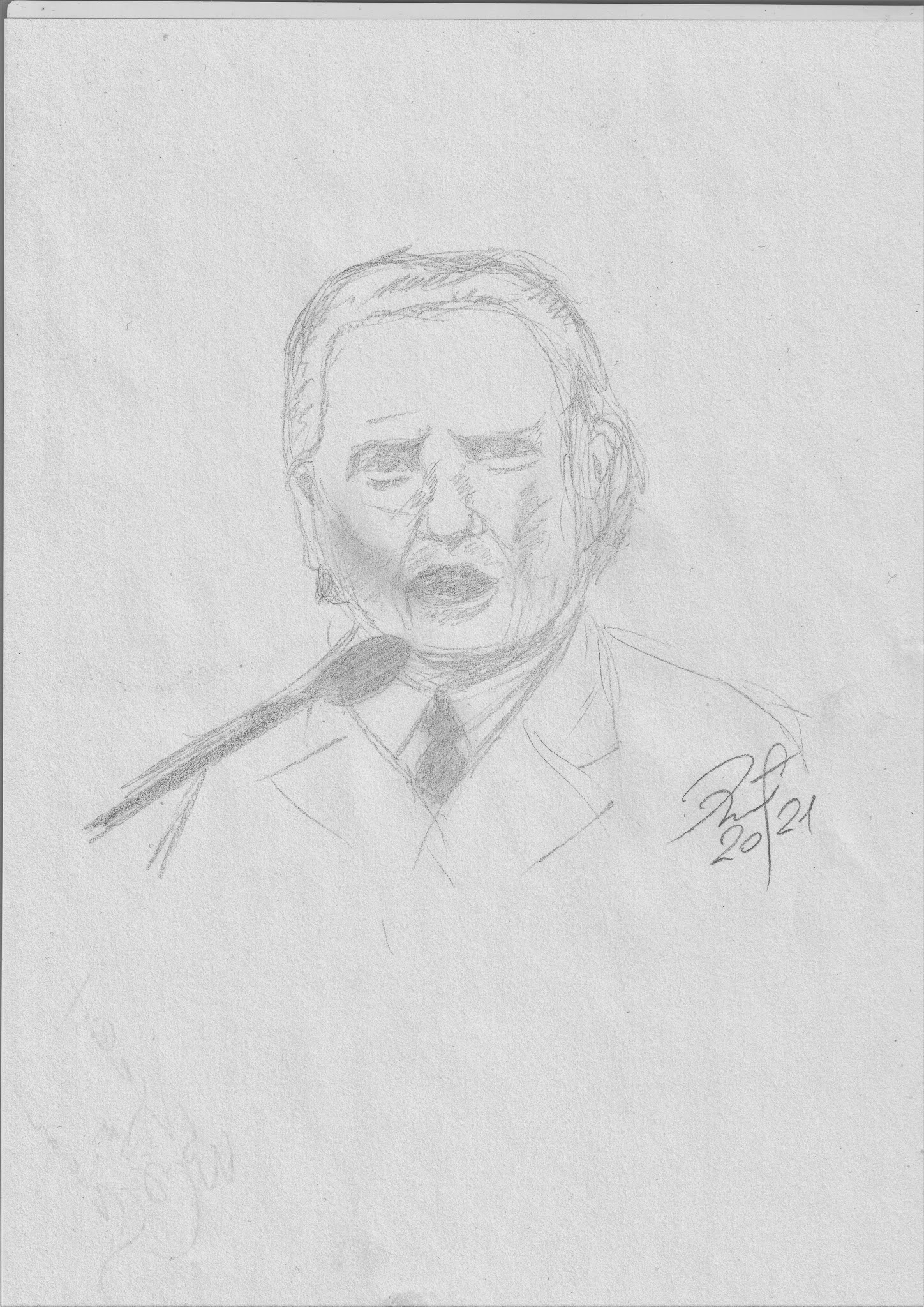 Paulo Franke: 54 Desenho VIP Evangelista BILLY GRAHAM que conheci