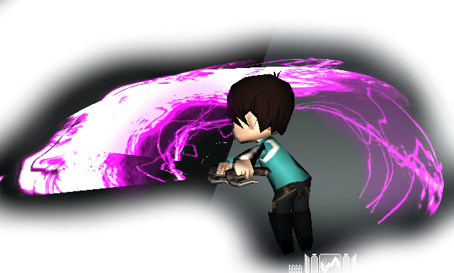 Purple Lightning Weapon Trail - Aottg Lobby