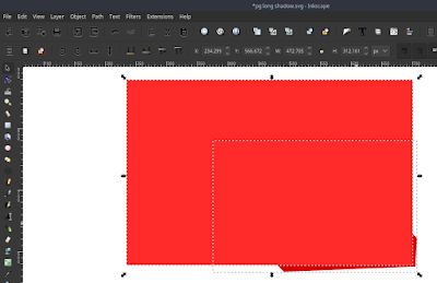 Tutorial Inkscape : Cara Membuat Long Shadow - Phobiagrafis