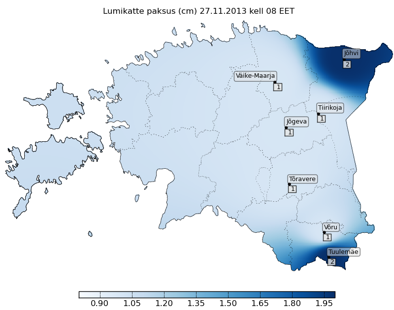 Ilm ja inimesed: Eeltalv, esimene lumi paljudes kohtades ja torm 28.11.2013