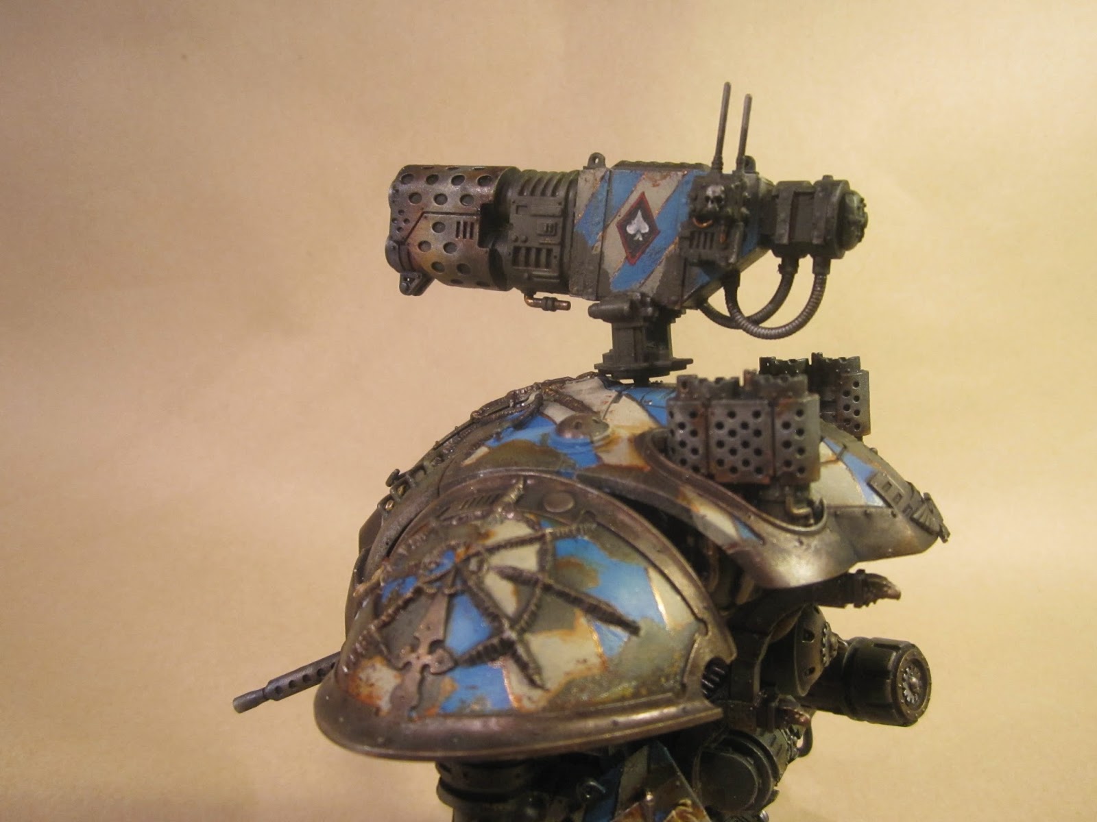 Wh 40k modelling blog by Agis: Back mounted thermal cannon