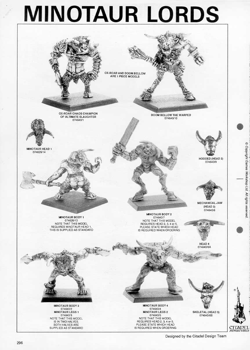 Oldhammerspain: Lords Minotaur - Doom Bellow the Warped