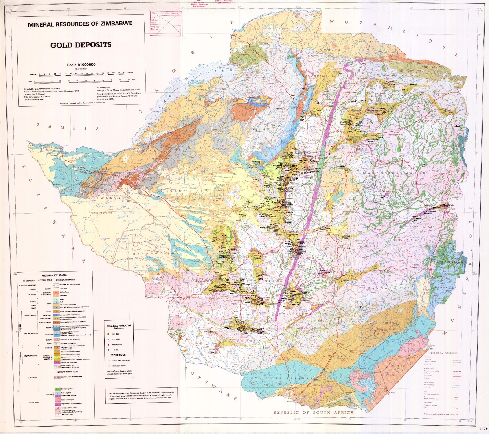 Zimbabwe | Mapas Geográficos do Zimbabwe - Geografia Total™
