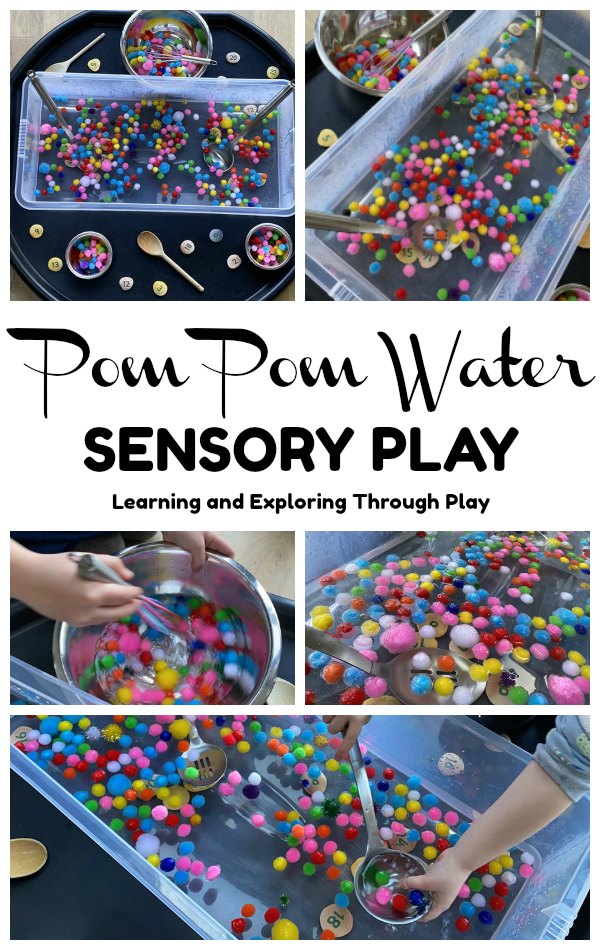 Learning and Exploring Through Play: Pom Pom Water Play
