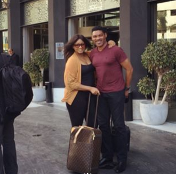 Photos of Omotola Jalade-Ekeinde and her husband in Casablanca, Morroco