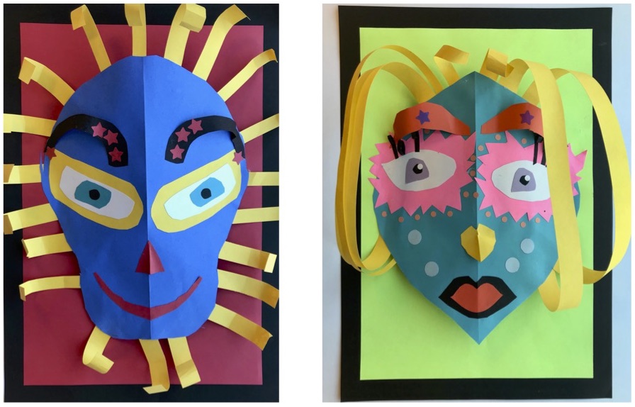 The Rolling Artroom: Paper Faces (1st-3rd Grade)