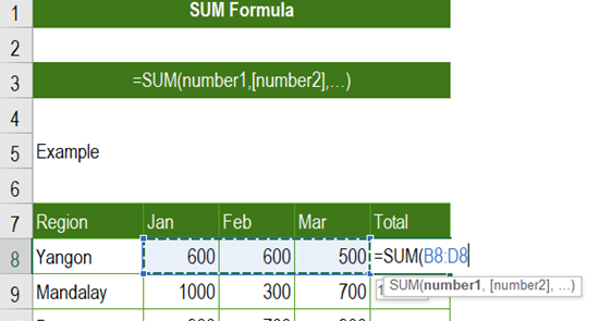 Hyper Excel And Vba Sum Formula