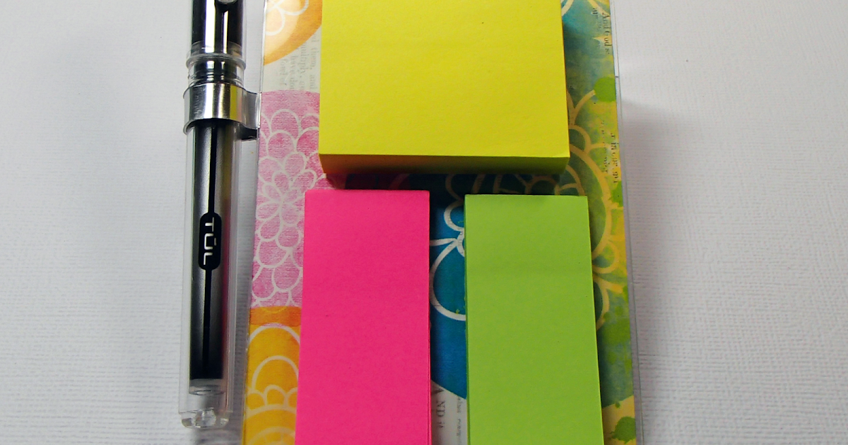 Easy DIY Sticky Notepad Holders With Video ~ Nadine Carlier