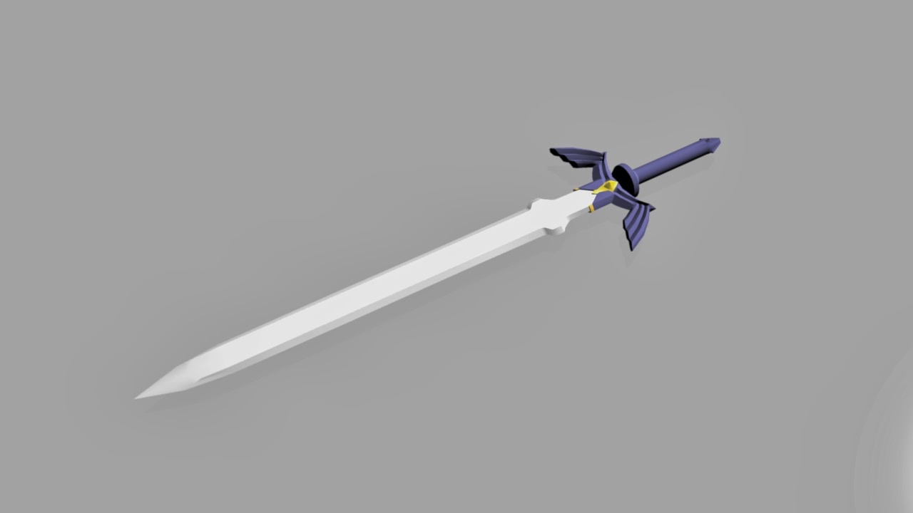 Eniitan Odutola: Master Sword 3D Model WIP