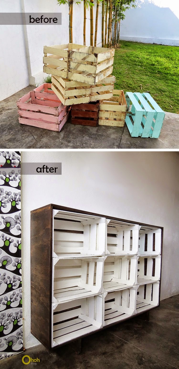 DIY: How To Build A Wood Crates Storage - 99create