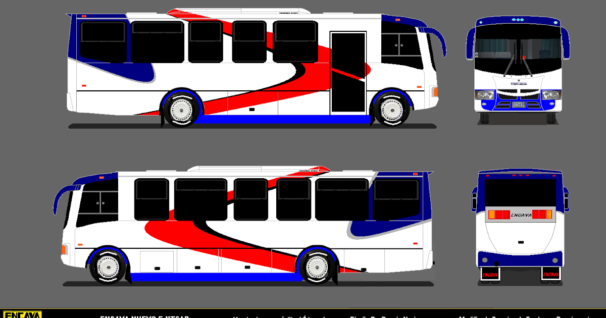 Diseños Autobuses VNZLA: ENCAVA NUEVO (DISEÑO FICTICIO)
