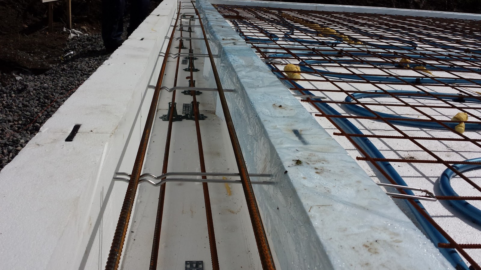 VillaErshag: Golvvärme och armering