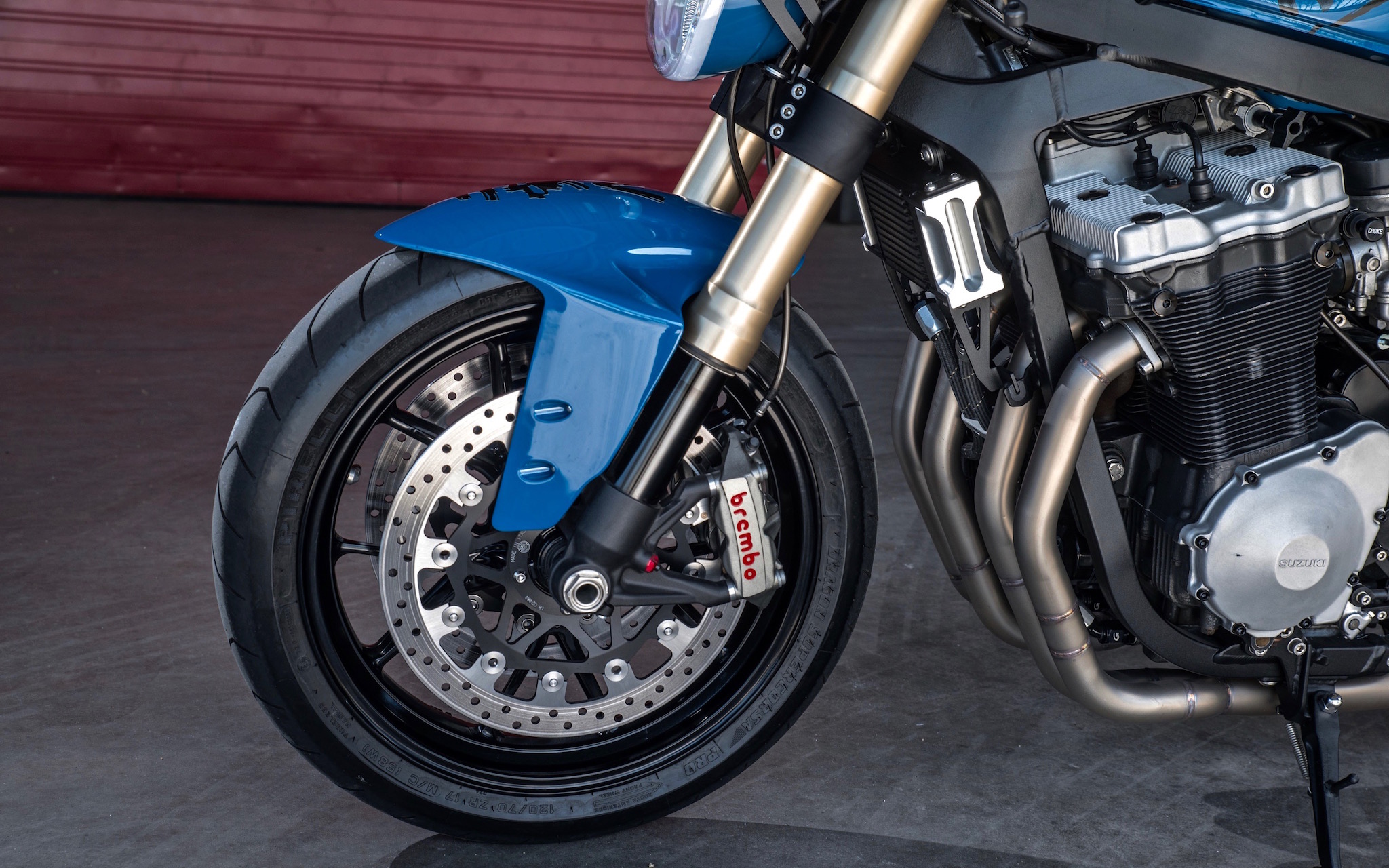 Italian flavour Gixxer - Inazuma café racer