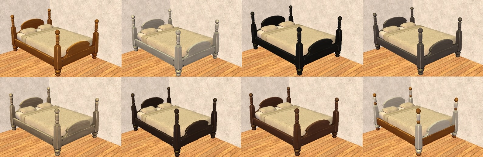 TheNinthWaveSims: The Sims 2 - The Sims 4 Killer Queen Double Bed For ...