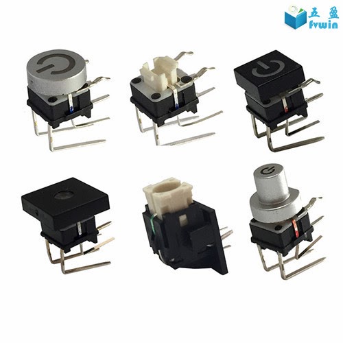 Right angled illuminated LED tactile switches