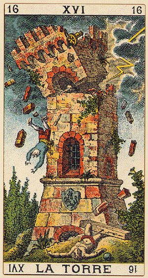TAROTCABALA: A torre de Babel / A Torre / Arcano 16