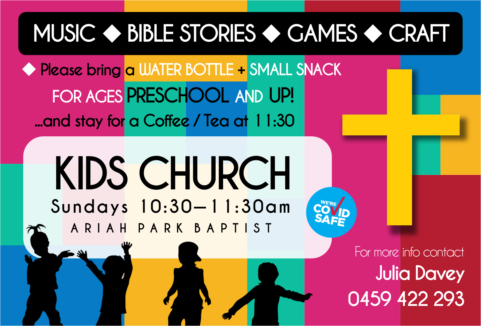 KIDS CHURCH - 10:30am Sundays