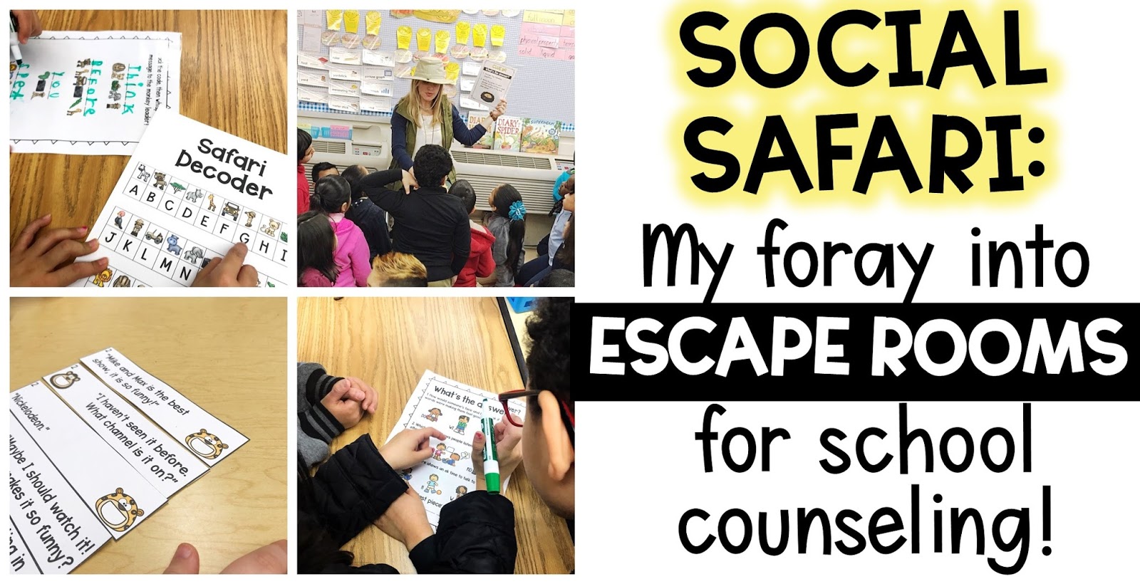 School Counseling Escape Room: Social Skills - The Responsive Counselor